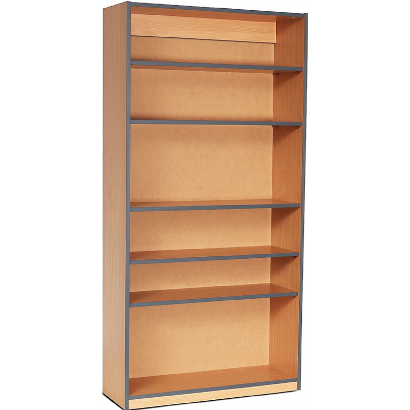 Coloured Edge School Bookcases from our Library Storage / Bookcases range.