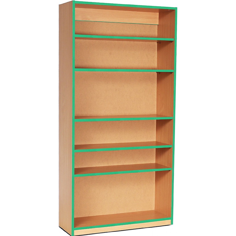 Coloured Edge School Bookcases from our Library Storage / Bookcases range.