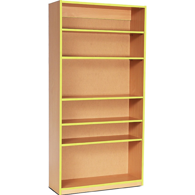 Coloured Edge School Bookcases from our Library Storage / Bookcases range.