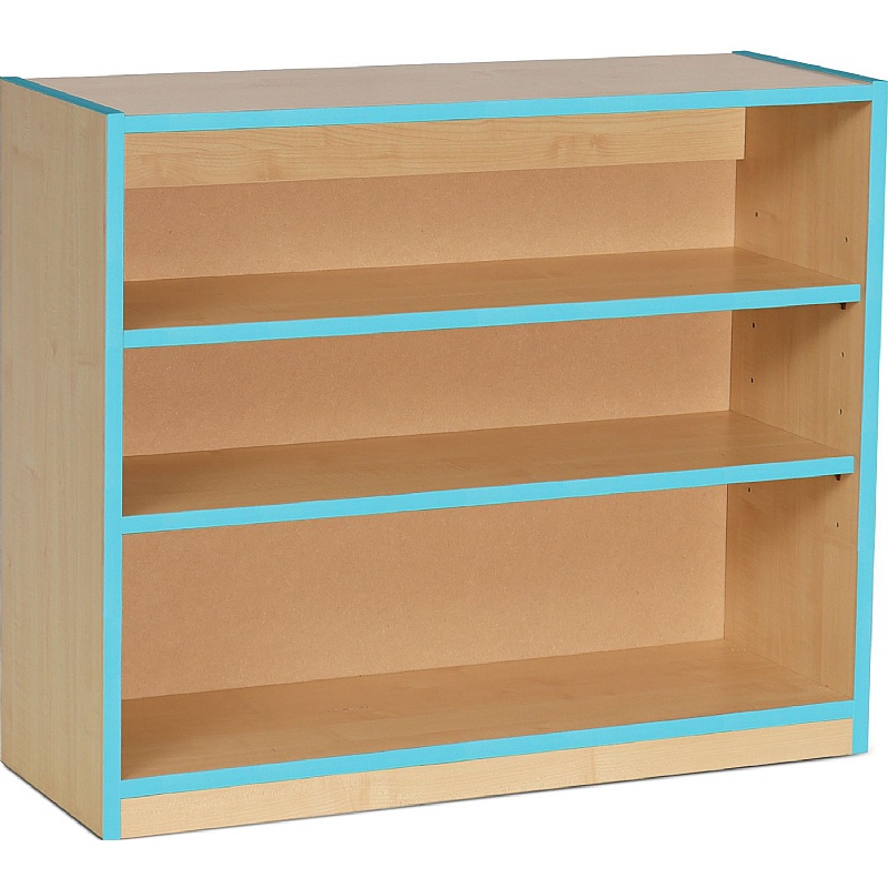 Coloured Edge School Bookcases from our Library Storage / Bookcases range.