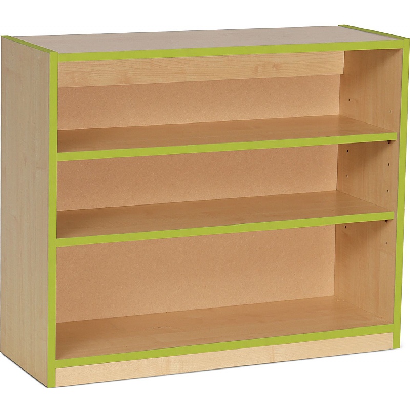 Coloured Edge School Bookcases from our Library Storage / Bookcases range.