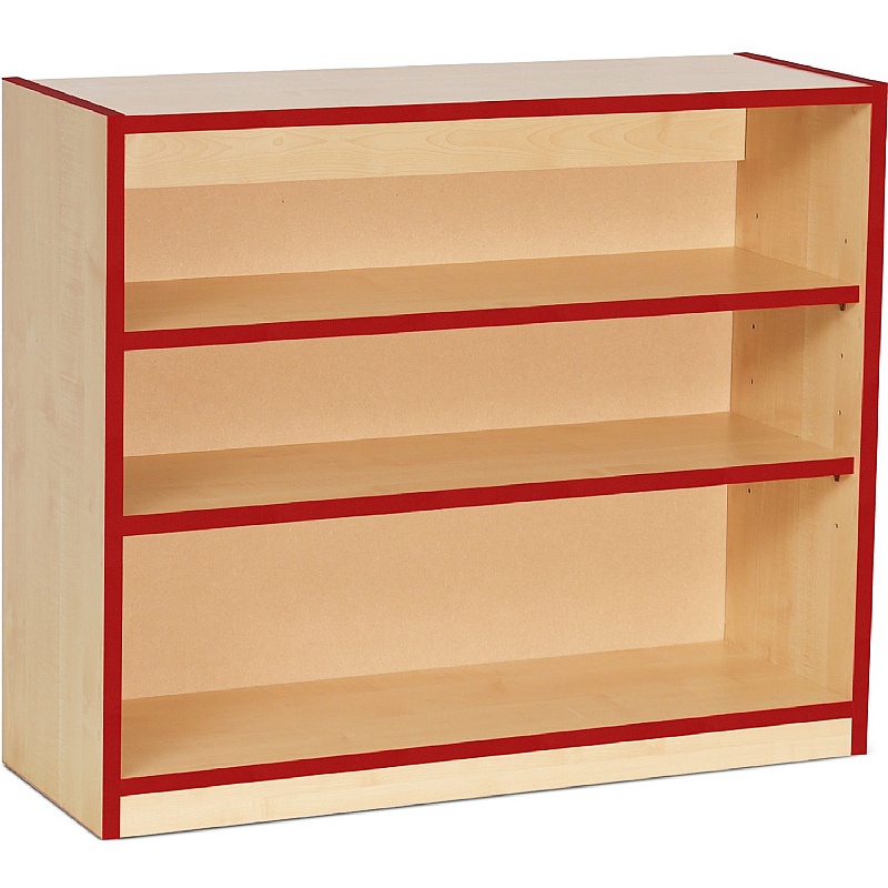 Coloured Edge School Bookcases from our Library Storage / Bookcases range.