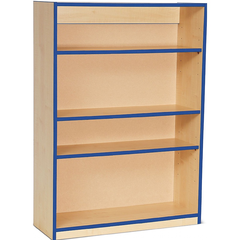 Coloured Edge School Bookcases from our Library Storage / Bookcases range.