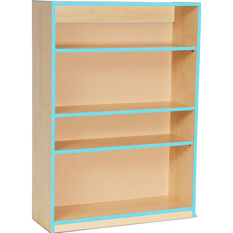Coloured Edge School Bookcases from our Library Storage / Bookcases range.