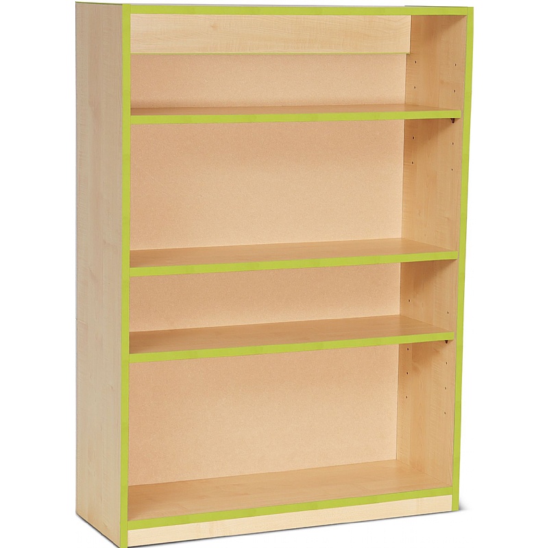 Coloured Edge School Bookcases from our Library Storage / Bookcases range.