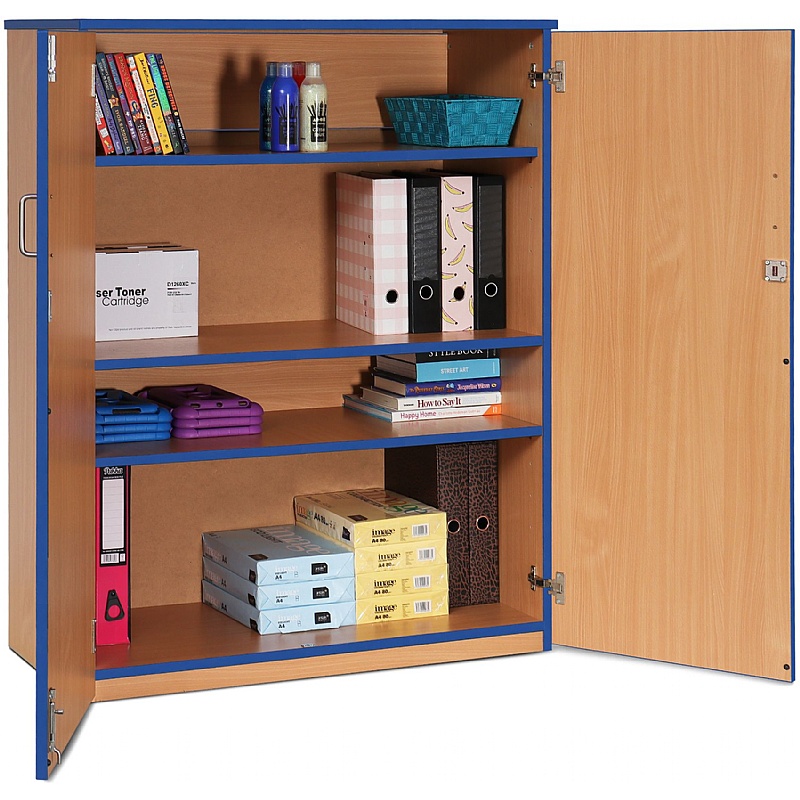 Coloured Edge School Cupboards from our Cupboards range.