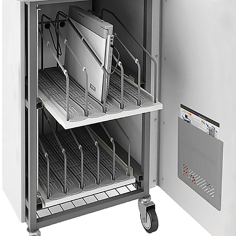 LapCabby 10V Vertical Laptop Charging and Storage Trolley from our ...