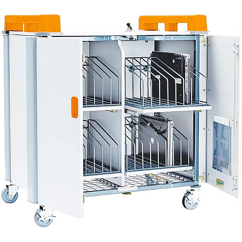 LapCabby 32V Vertical Laptop Charging and Storage Trolley from our ...