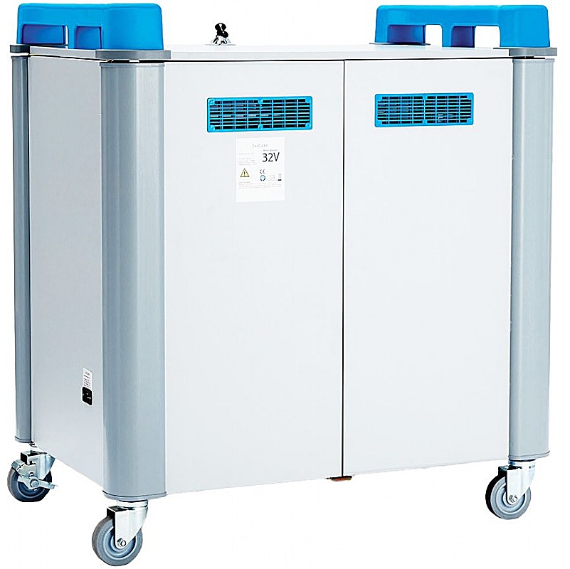 LapCabby 32V Vertical Laptop Charging and Storage Trolley from our ...