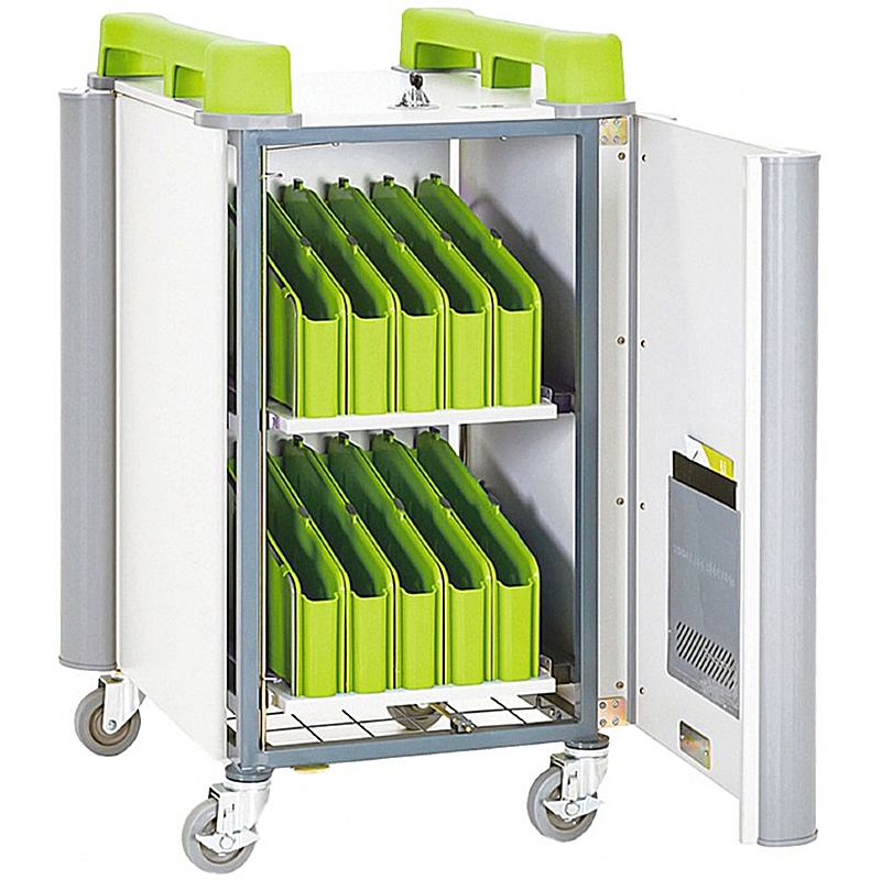 LapCabby Mini 20V Vertical Laptop Charging and Storage Trolley from our ...