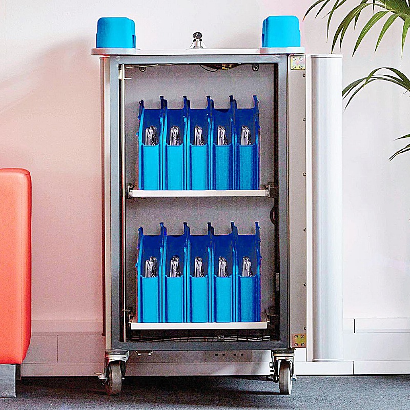 LapCabby Mini 20V Vertical Laptop Charging and Storage Trolley from our ...