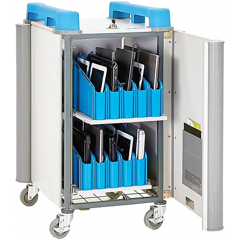 LapCabby Mini 20V Vertical Laptop Charging and Storage Trolley from our ...
