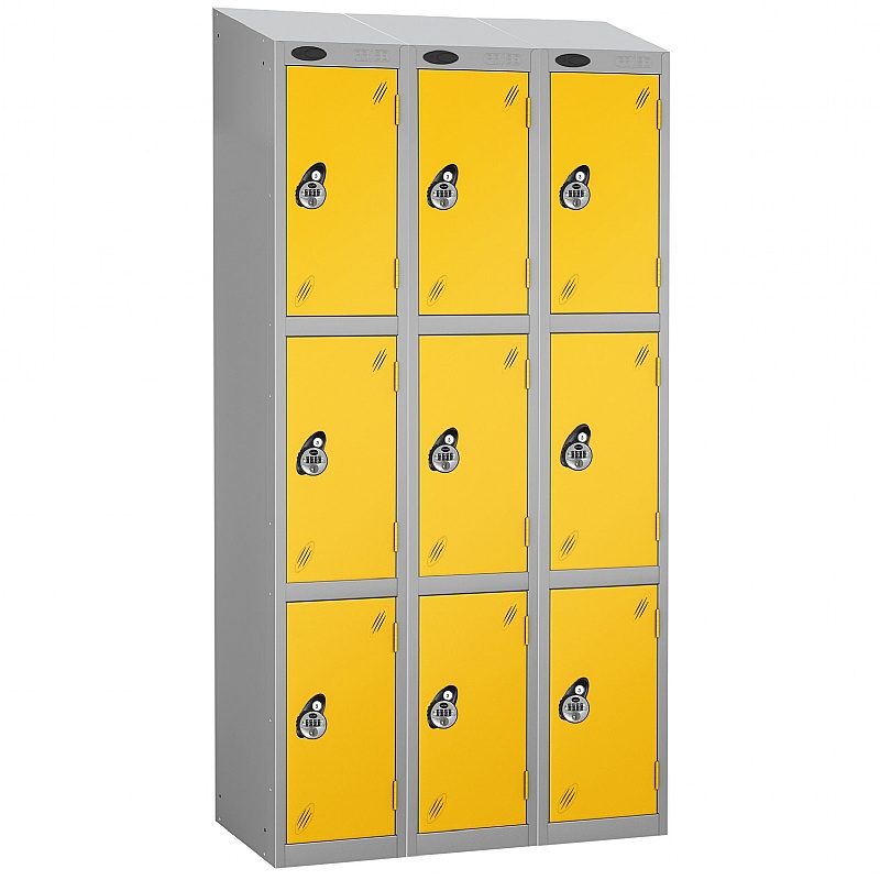 Atom Antibacterial Sloping Top Probe Lockers - Manual Combination Lock ...