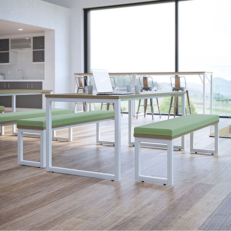 Ember Hoop Leg Breakout and Meeting Bench Seats from our Canteen / Cafe ...