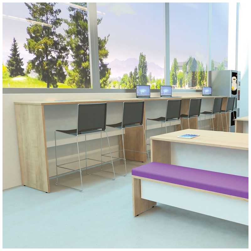 Nimbus Panel End High Rectangular Breakout Table Workstations from our ...