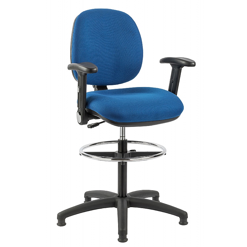 Ergo Fabric Draughtsman Chairs from our Draughtsman Chairs range.