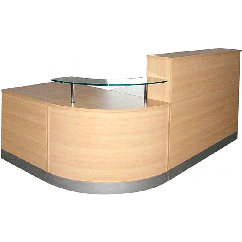The Hub Midi Reception Desk from our Reception Desks range.