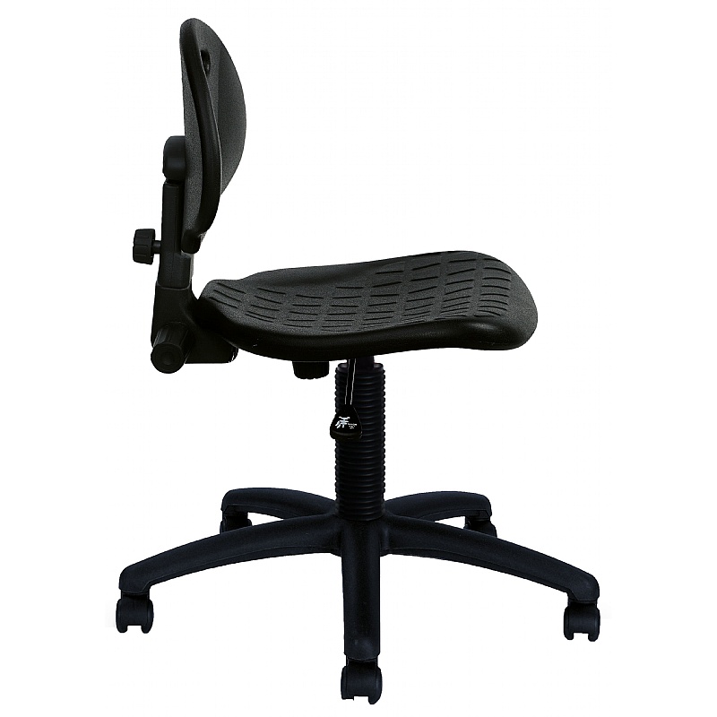 Derwent Wipe Clean Poly Industrial Work Chair from our Operator Chairs ...