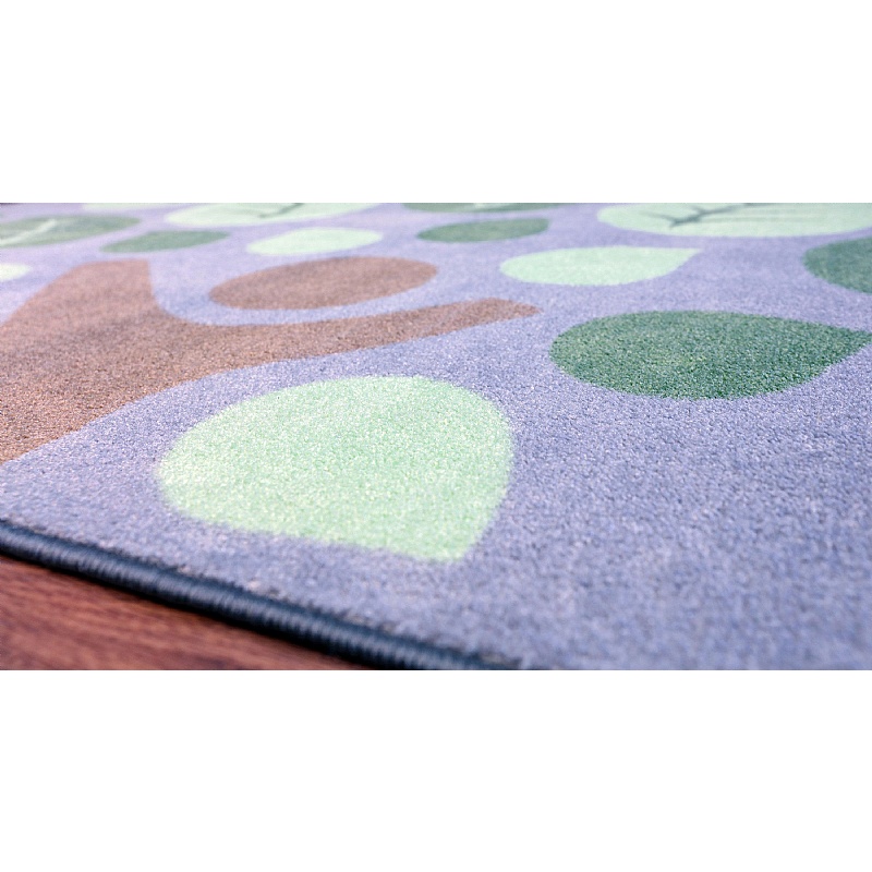Natural World Semi-Circle Placement Carpet from our School Carpets ...