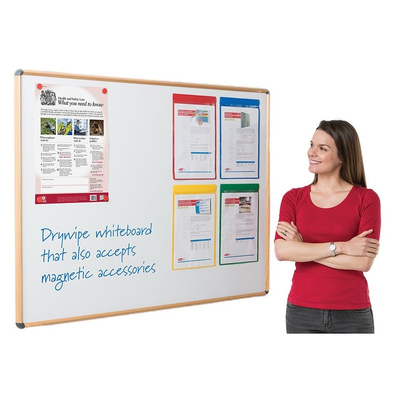 Shield Wood Effect Magnetic Drywipe Whiteboards from our Whiteboards range.