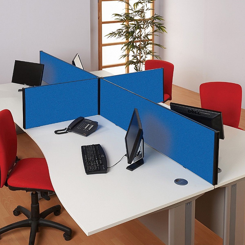 BusyScreen Rectangular Desk Mounted Partition Screens from our Desktop ...