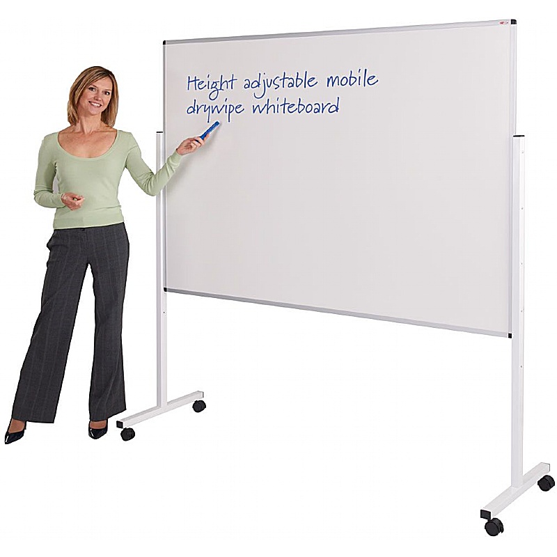 WriteOn Height Adjustable Mobile Whiteboards from our Whiteboards range.