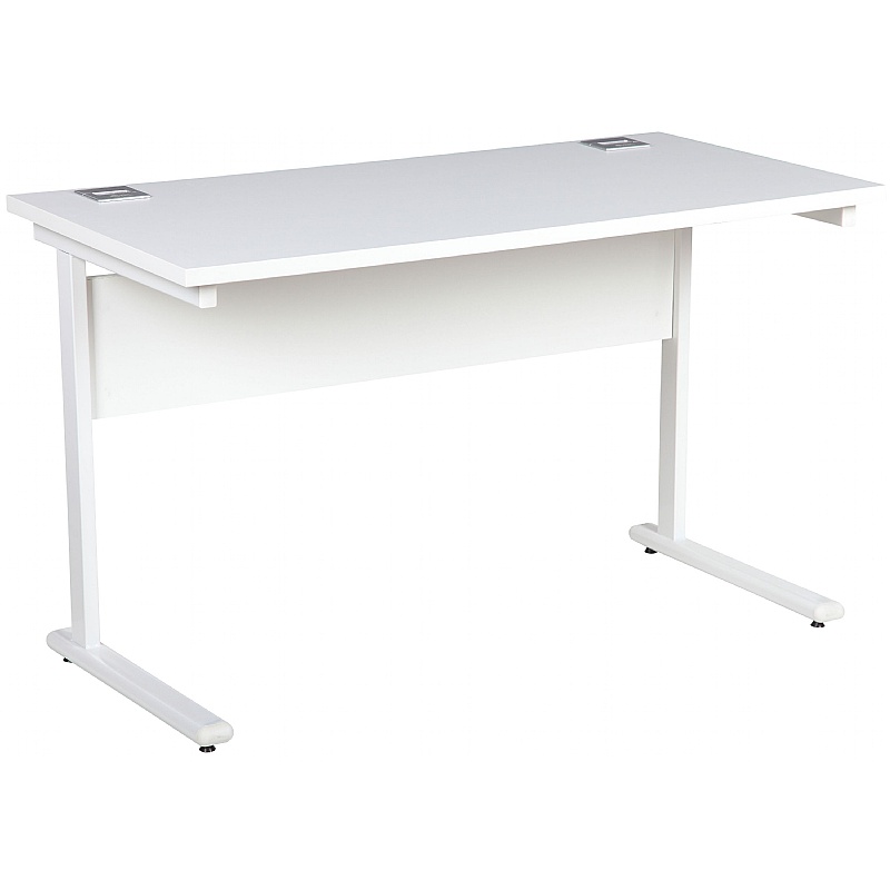 Horizon Compact Rectangular Cantilever Office Desks from our ...