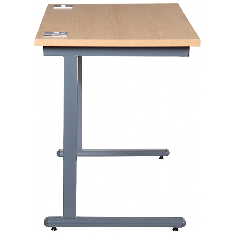 Horizon Compact Rectangular Cantilever Office Desks from our ...