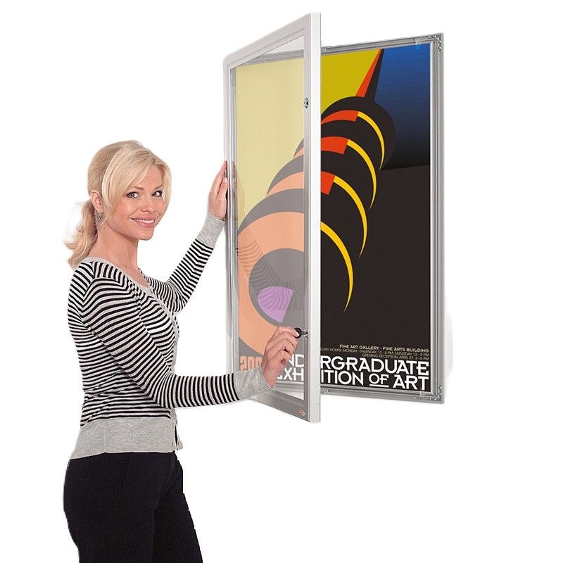 QuickSign Locking Poster Case from our Noticeboards range.