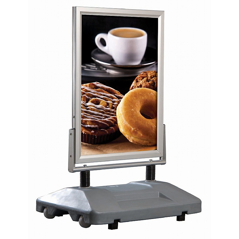 Heavy Duty Sprung Pavement Signs from our Noticeboards range.