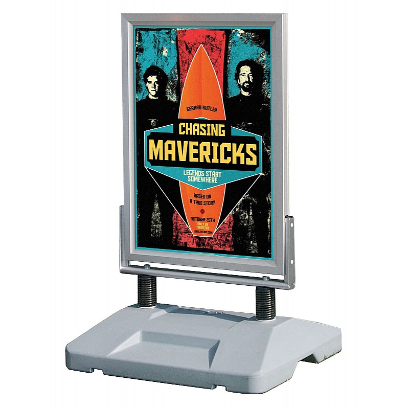 Heavy Duty Sprung Pavement Signs from our Noticeboards range.