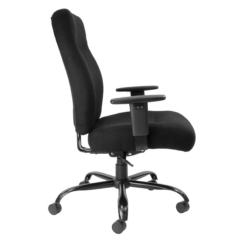 Porter Bariatric 27 Stone Fabric Office Chair from our Operator Chairs ...