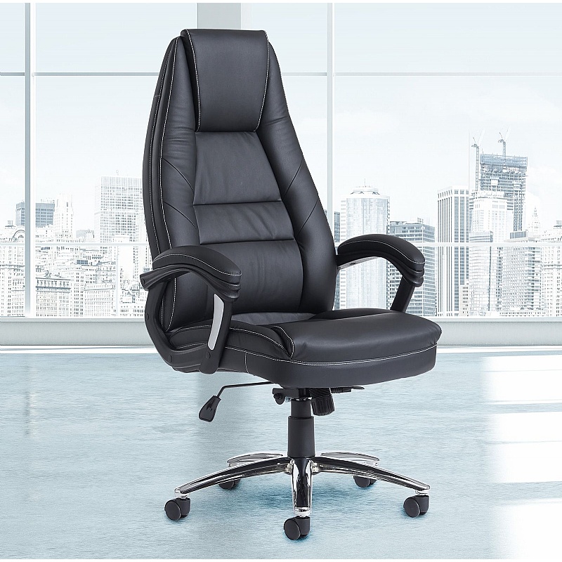 Noble High Back Executive Office Chair from our Leather Office Chairs ...