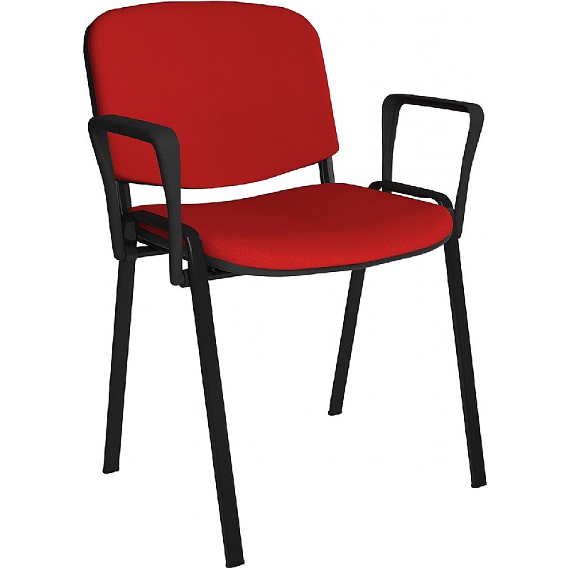Taurus Black Frame Stacking Conference Chairs with Arms from our ...