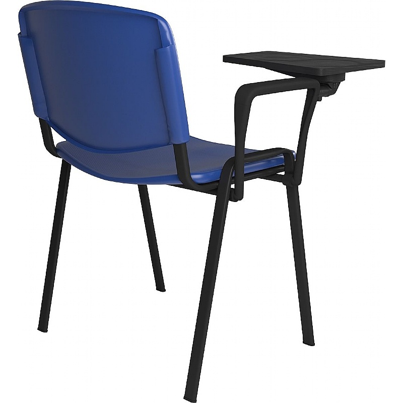Taurus Plastic Stacking Chairs with Writing Tablet from our Canteen ...