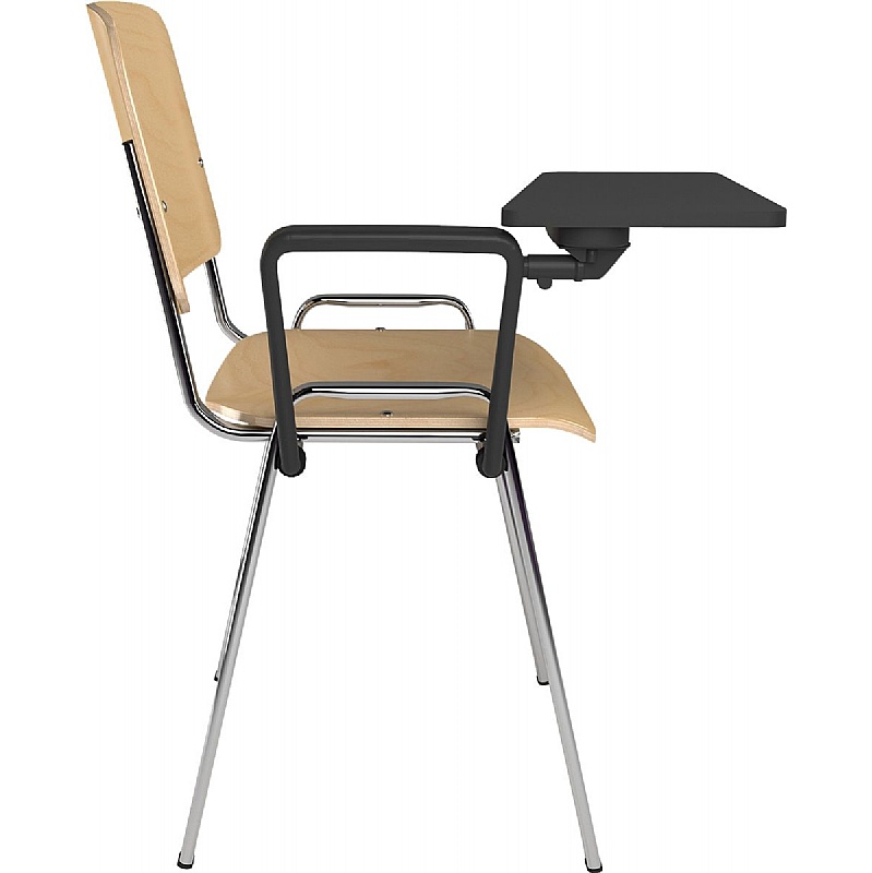 Taurus Wooden Chair with Writing Tablet - Pack of 4 from our Conference ...