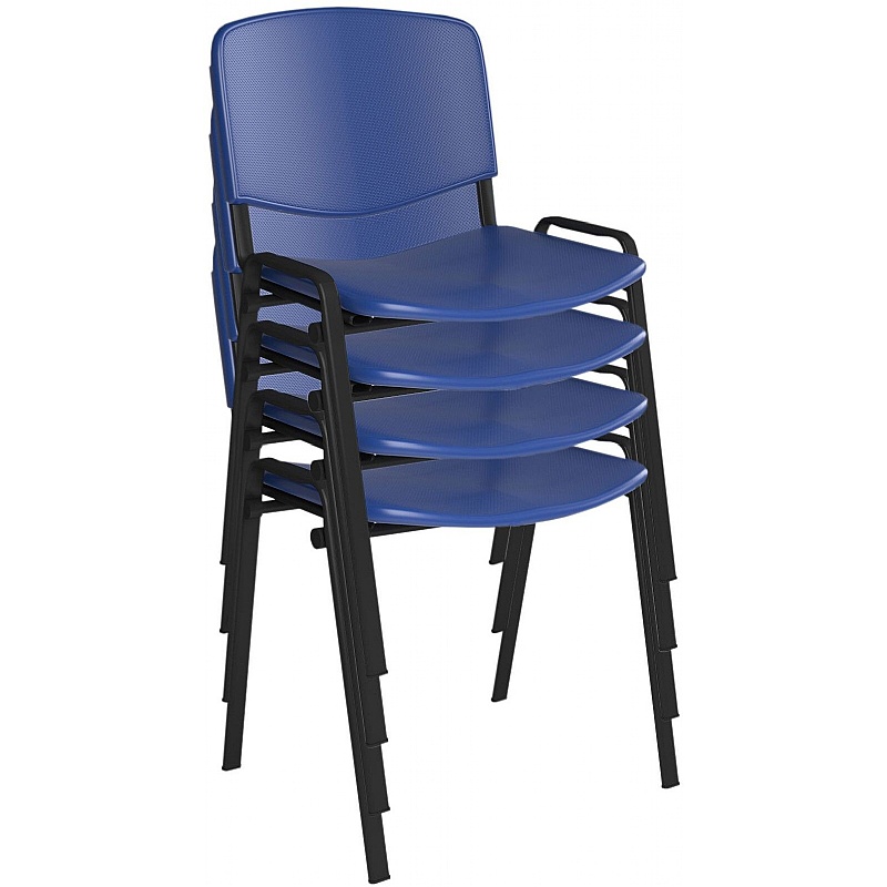 Taurus Plastic Stacking Canteen Chairs - Pack of 4 from our Canteen ...
