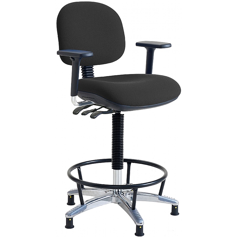 ESD Static Dissipative Heavy Duty Fabric Draughtsman Chairs from our ...