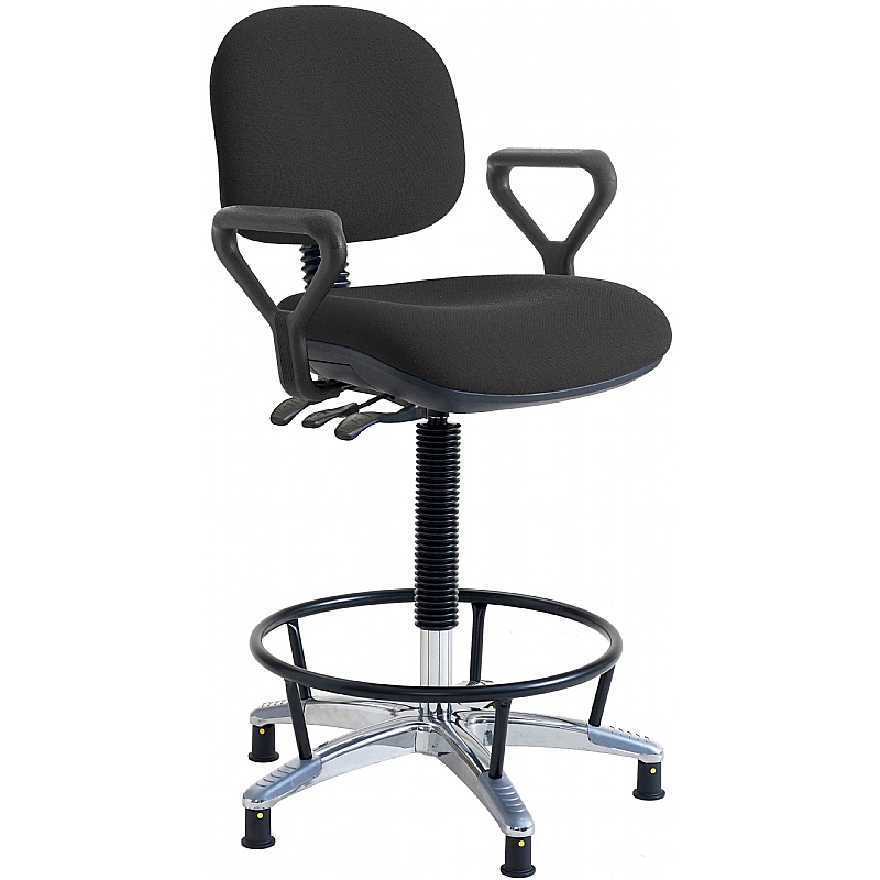 ESD Static Dissipative Heavy Duty Fabric Draughtsman Chairs from our ...