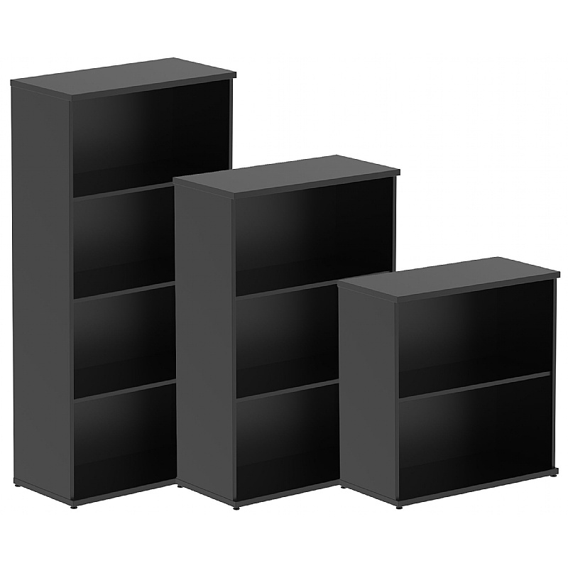 Obsidian Black Wooden Office Bookcases from our Office Bookcases range.