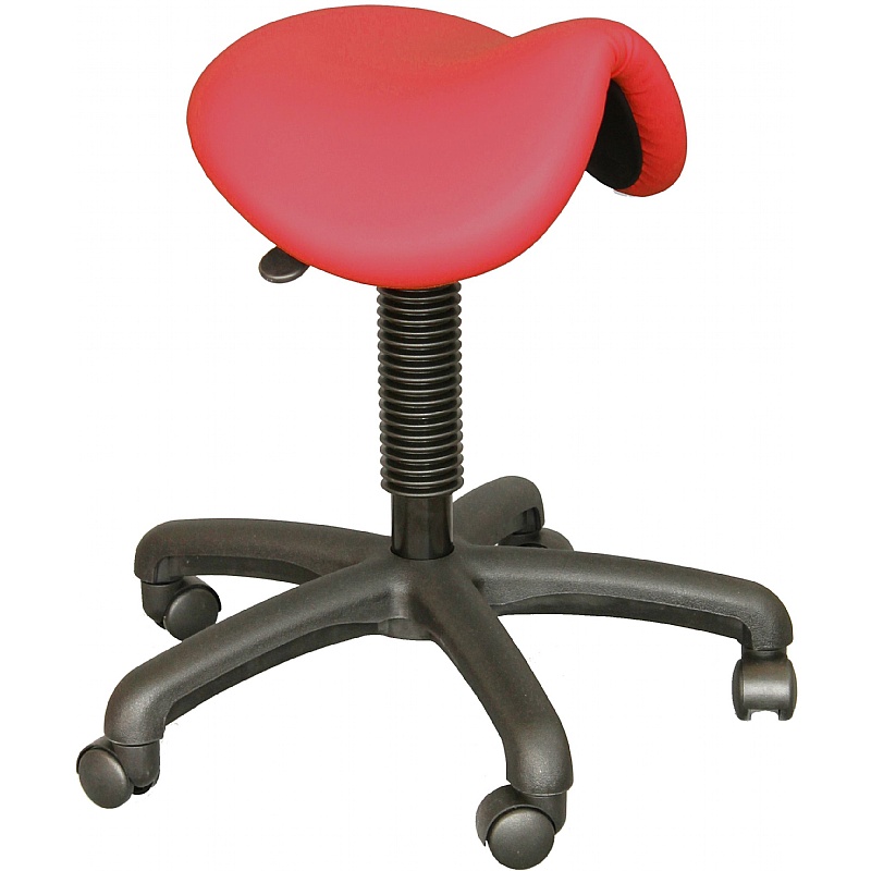 Saloon Vinyl Saddle Stools from our Operator Chairs range.