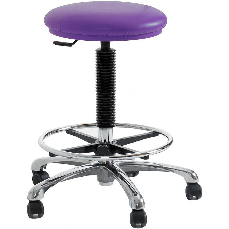 Clean Room Vinyl Draughtsman Stool with HEPA Air Filter from our Clean ...