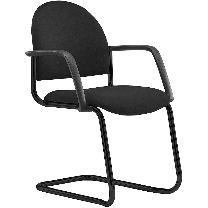 Arena Cantilever Stacking Meeting and Conference Chairs with Arms from ...