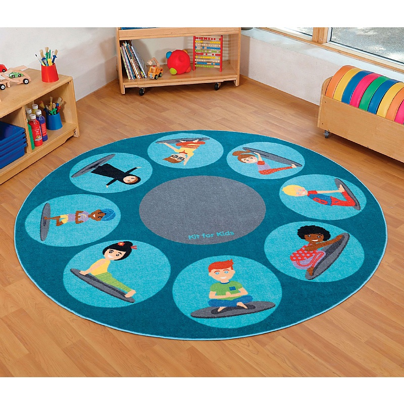 Yoga Position Carpet from our School Carpets, Mats & Rugs range.