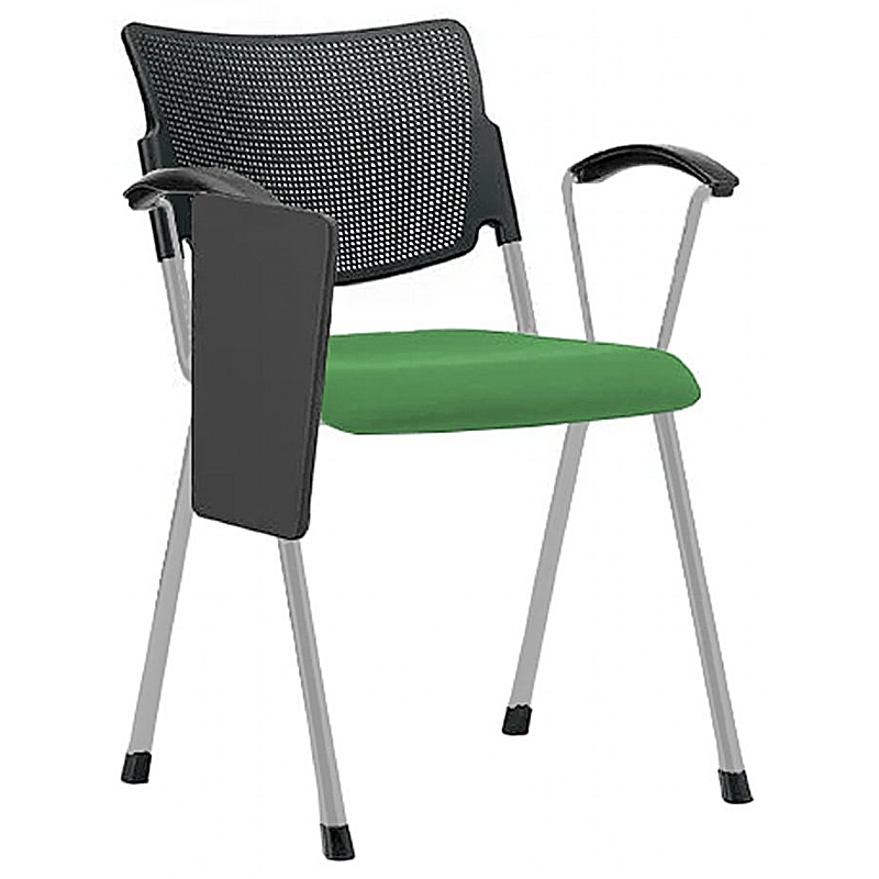 Mia Upholstered Conference Chairs with Writing Tablet from our ...
