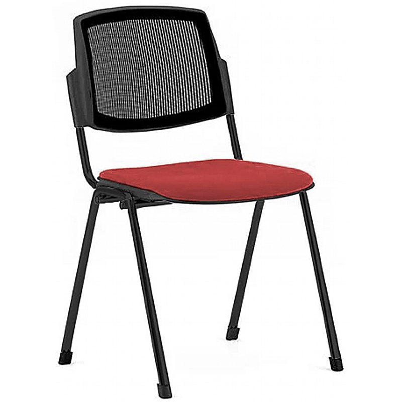 Mia Mesh Back Upholstered Stacking Conference Chairs from our ...