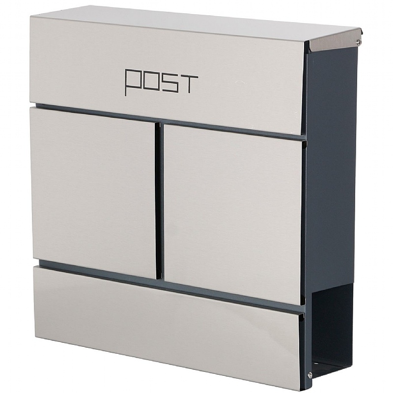 Phoenix Estilo Stainless Steel Brick Letter Box from our Burglary and ...