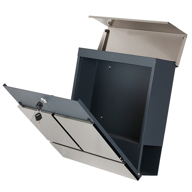 Phoenix Estilo Stainless Steel Brick Letter Box from our Burglary and ...