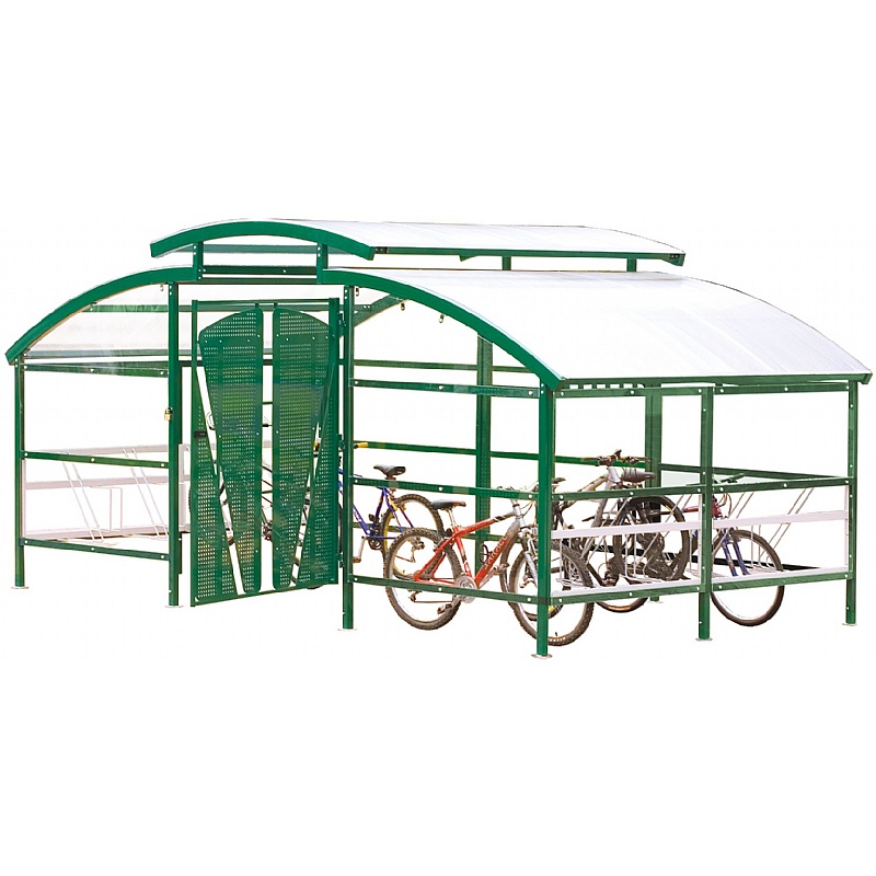 Fortress Secure Bicycle Compound Shelters from our Bike Storage range.