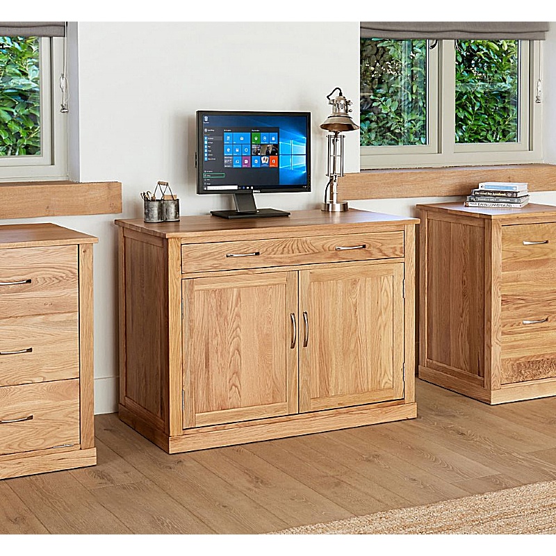 Mobel Oak Solid Wood Hidden Home Office Desk from our Home Computer ...